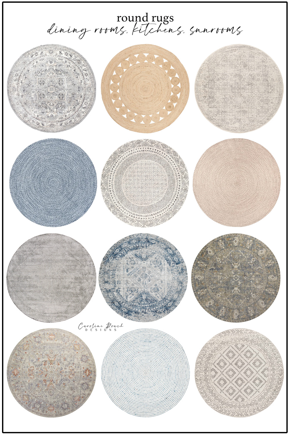 Round Rugs – Caroline Roach Designs